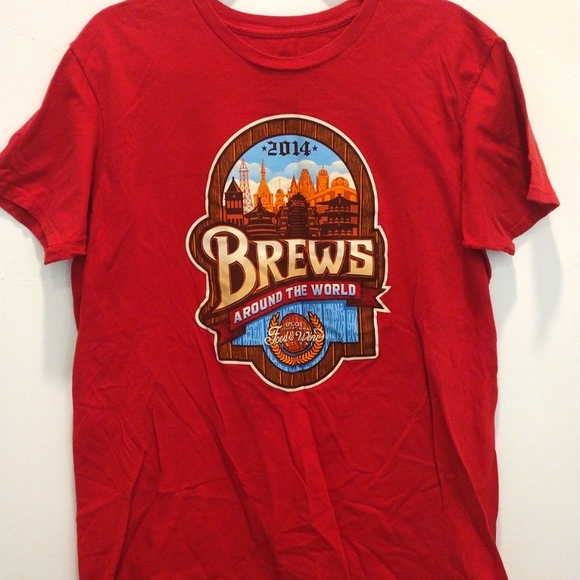 Disney | Shirts | Disney Epcot Beers Around The World 24 Mens L Disney ...